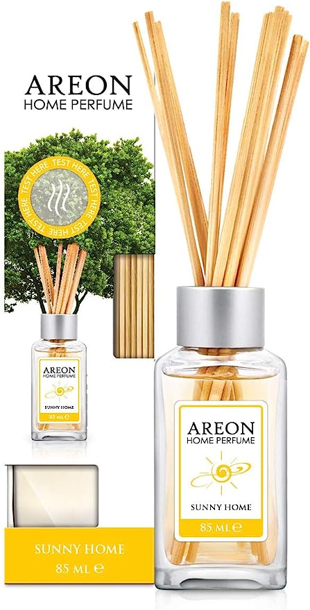 Areon Home Perfume Reed Diffuser 85ml 10 Rattan Reeds - Sunny Home
