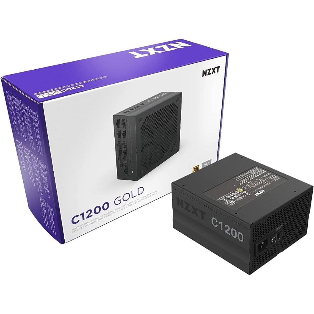 NZXT C1200, 1200W 80+ Gold Full Modular (ATX 3.0) PCIE 5.0 (12VHPWR) G