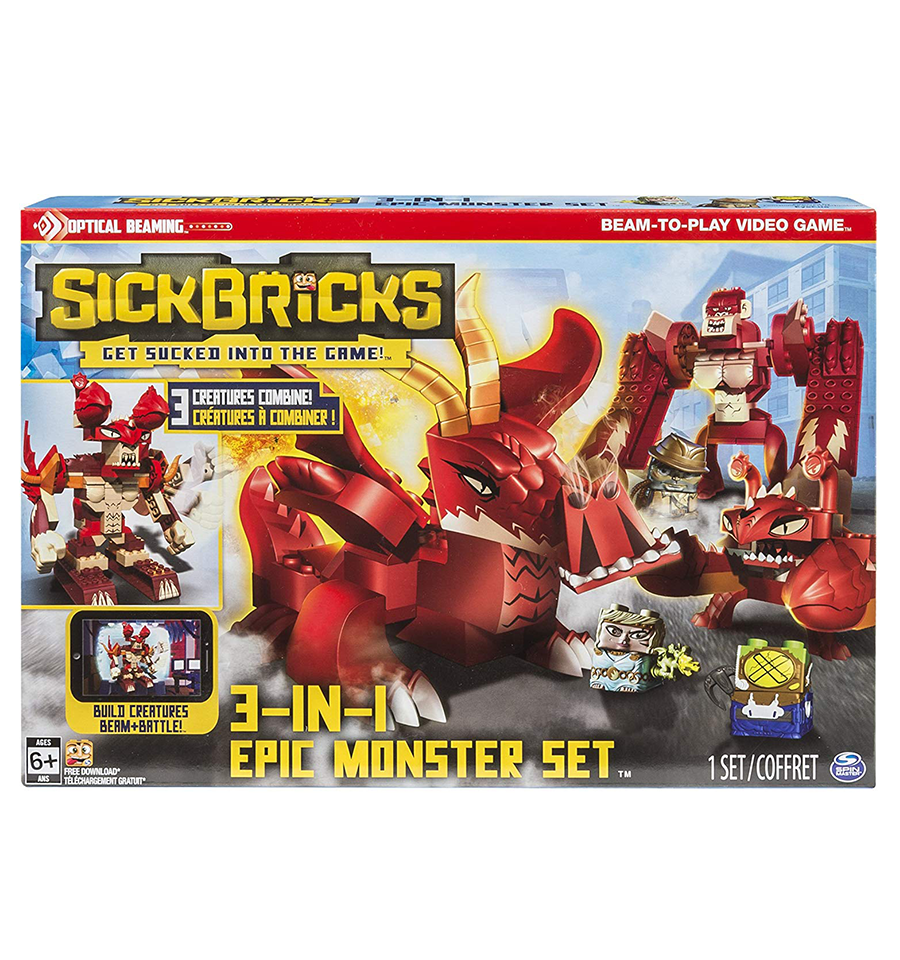 Sick Bricks 3-in-1 Epic Monster Set