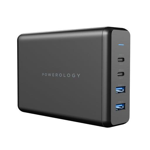 Powerology 4-Port Quick Charging Power Terminal 156W-Black